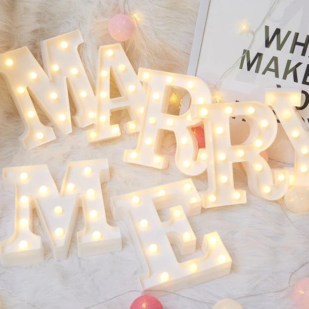 LED Alphabets Combo Set – Snow Fair