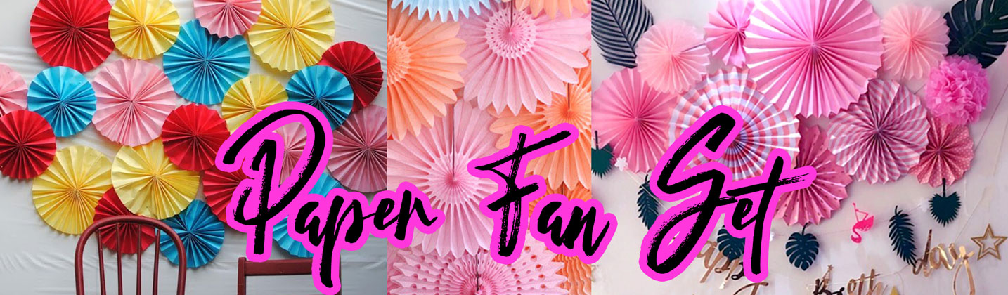 Paper Fan Set – Snow Fair